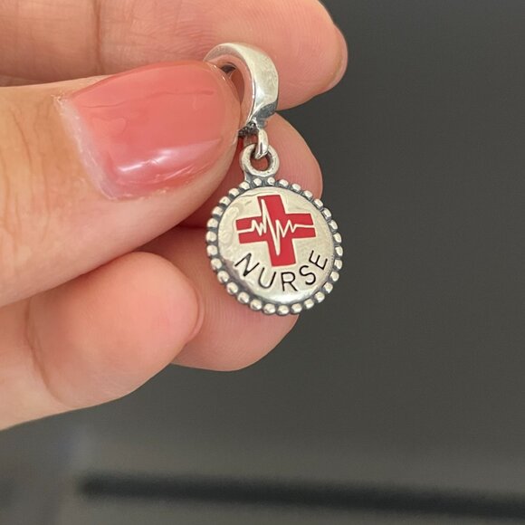 Pandora | Jewelry | Pandora Nurse Exclusive Charmnurse Red Cross And ...